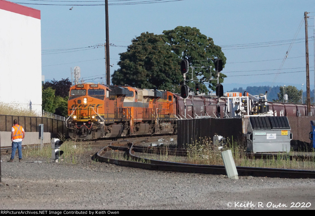 Westbound 220 Car Grain Train